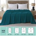 Twin Flat Sheet Only 6 Pack, Durable Teal Top Bed Sheets Hypoallergenic ...