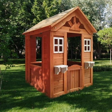 Step2 Neat and Tidy Pink Cottage Playhouse, for Toddlers - Walmart.com