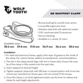 Wolf Tooth QR Quick Release Seatpost Clamp - 28.6mm, Gold - Walmart.com