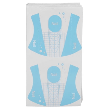 Nail Forms,100Pcs Nail Art Form Nail Art Form Nail Extension Sticker ...