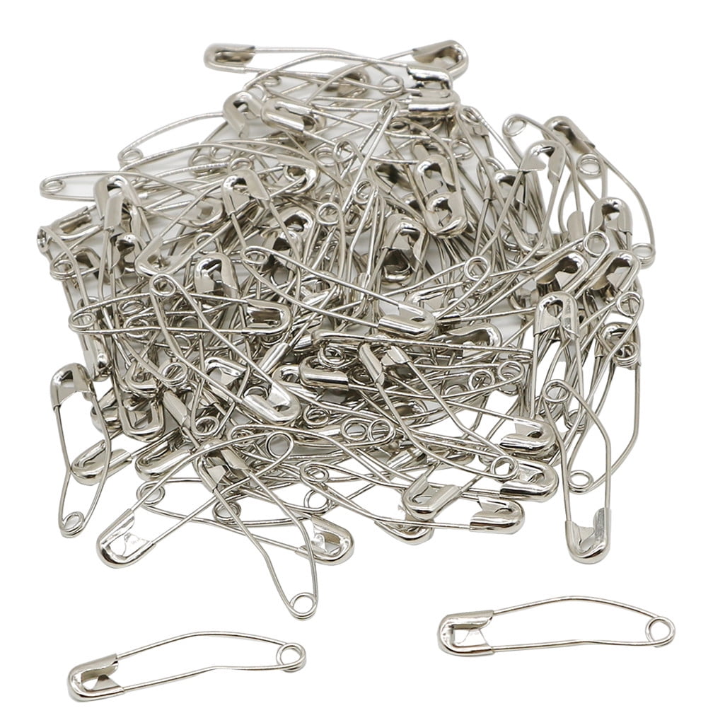 Sew Mama Curved Safety Pins for Quilting, Quilting Basting Pins, Nickel ...