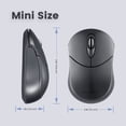 Perixx PERIMICE-802 Wireless Bluetooth Mouse - Portable Design ...