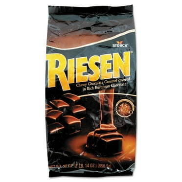 Riesen Chewy Caramel Chocolate Candy Flavored, Soft and Decadent, 30 oz ...