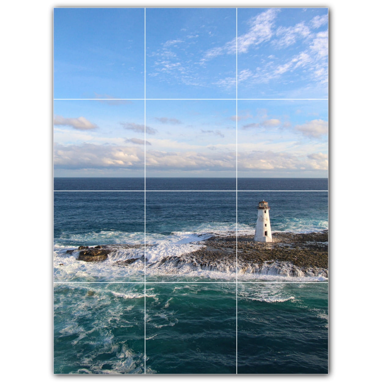 Picture-Tiles.com: Lighthouse Ceramic Tile Wall Mural WAL500823-34M. 18 ...