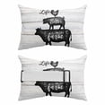 Chaise Lounge Headrest Pillow 2 Pack, Farm Animals Waterproof Chair ...