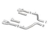 MagnaFlow SS 2.5in Exhaust System, Quad Split Rear 3.5in Tip for 2015 ...