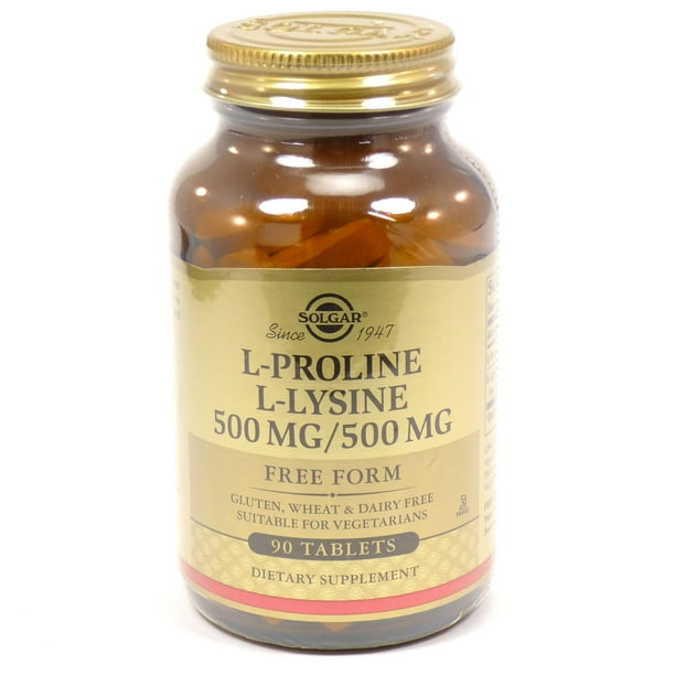 Solgar Vitamin And Herb Solgar L Prolinel Lysine 90 Ea