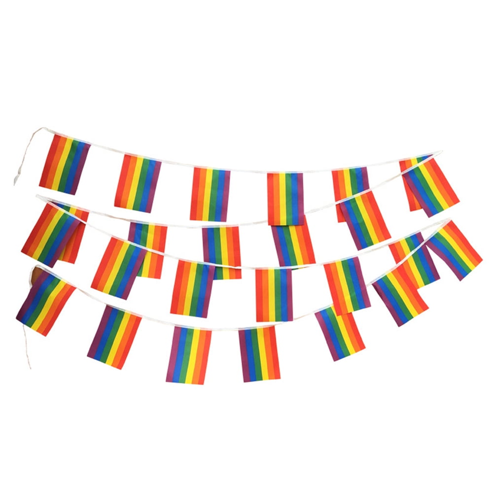 Rainbow Flag LGBT Pride String Flag - Banners for Pansexuality ...