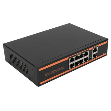 Poe Switch, Gigabit PoE Switch Plug And Play Unmanaged For NVR ...