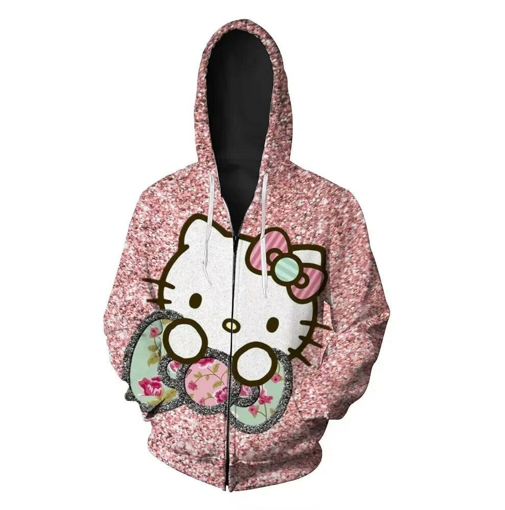 Hello Kitty 2024 Clothing Yellow Hoodie College Zip Hello Kitty 2024 Clothing Yellow Hoodie College Zip