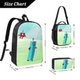 Backpack 3Pcs Set, Fashion Large Capacity Travel Laptop Bag, Cute ...