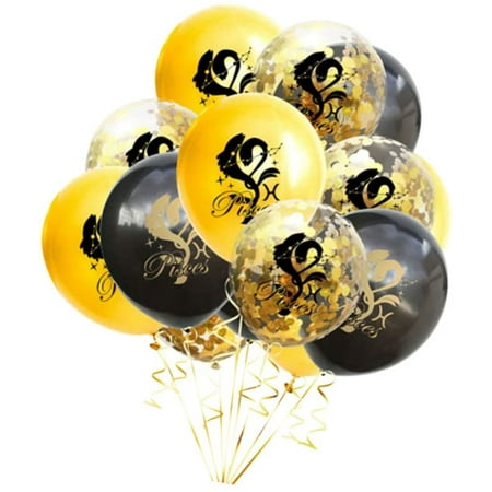 IGUOHAO 15pcs Constellation Balloons Latex Confetti Balloons for ...