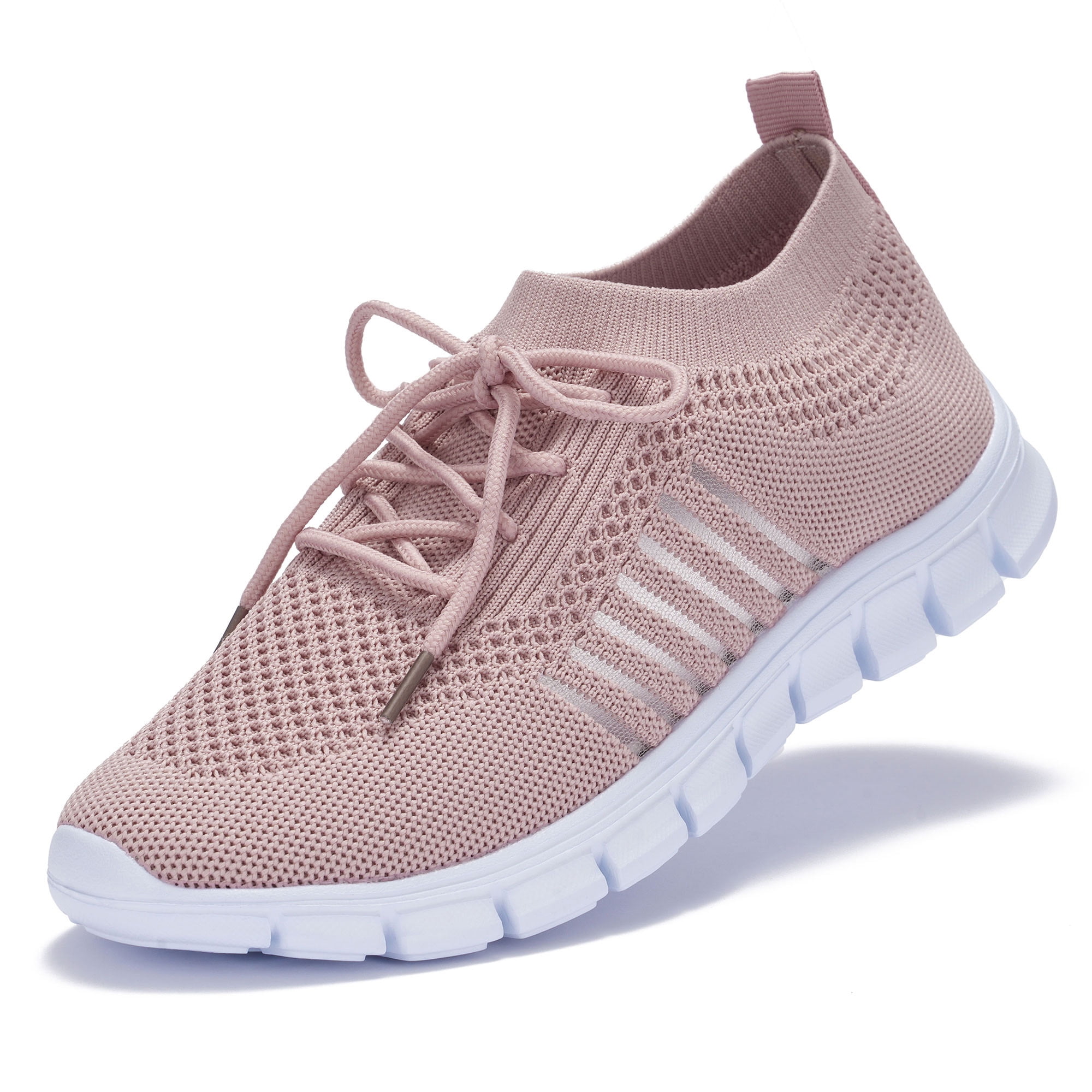 Bellella Sneakers for Women Athletic Sport Shoes Lace Up Trainers ...