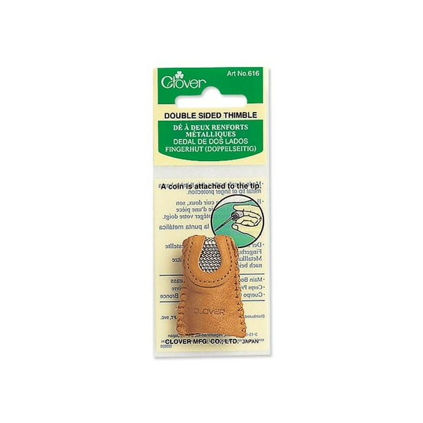 Clover Leather Double Sided Thimble - Walmart.com