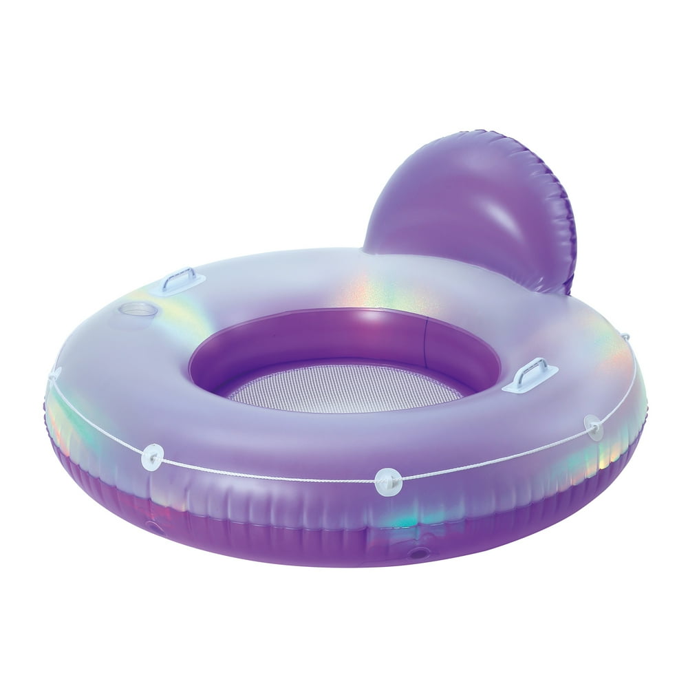 Aqua Glow Deluxe Tube Light Up Pool Float - Walmart.com - Walmart.com