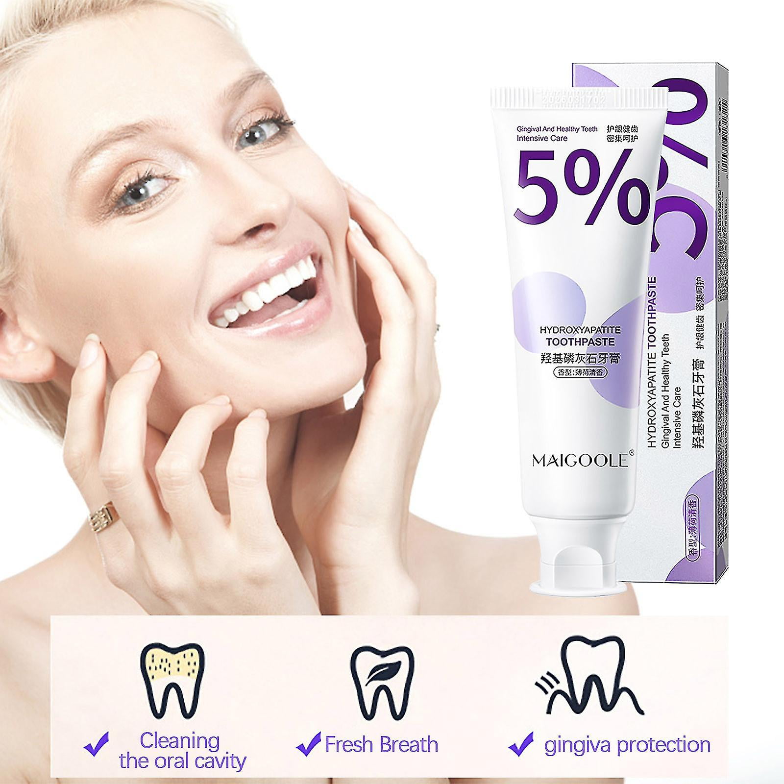 Pasta de dientes con hidroxiapatita Fresh Gingival Care-gingival Relief ...