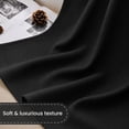 Amay Polyester Tab Top Solid Privacy Blackout Window Valance Curtain ...