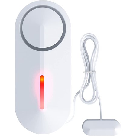 Water Leak Detector Wireless Alarm with LED Overflow Flood Leak Alerts ...