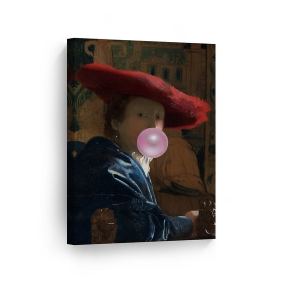 Smile Art Design Johannes Vermeer's Masterpiece Girl with the Red Hat ...