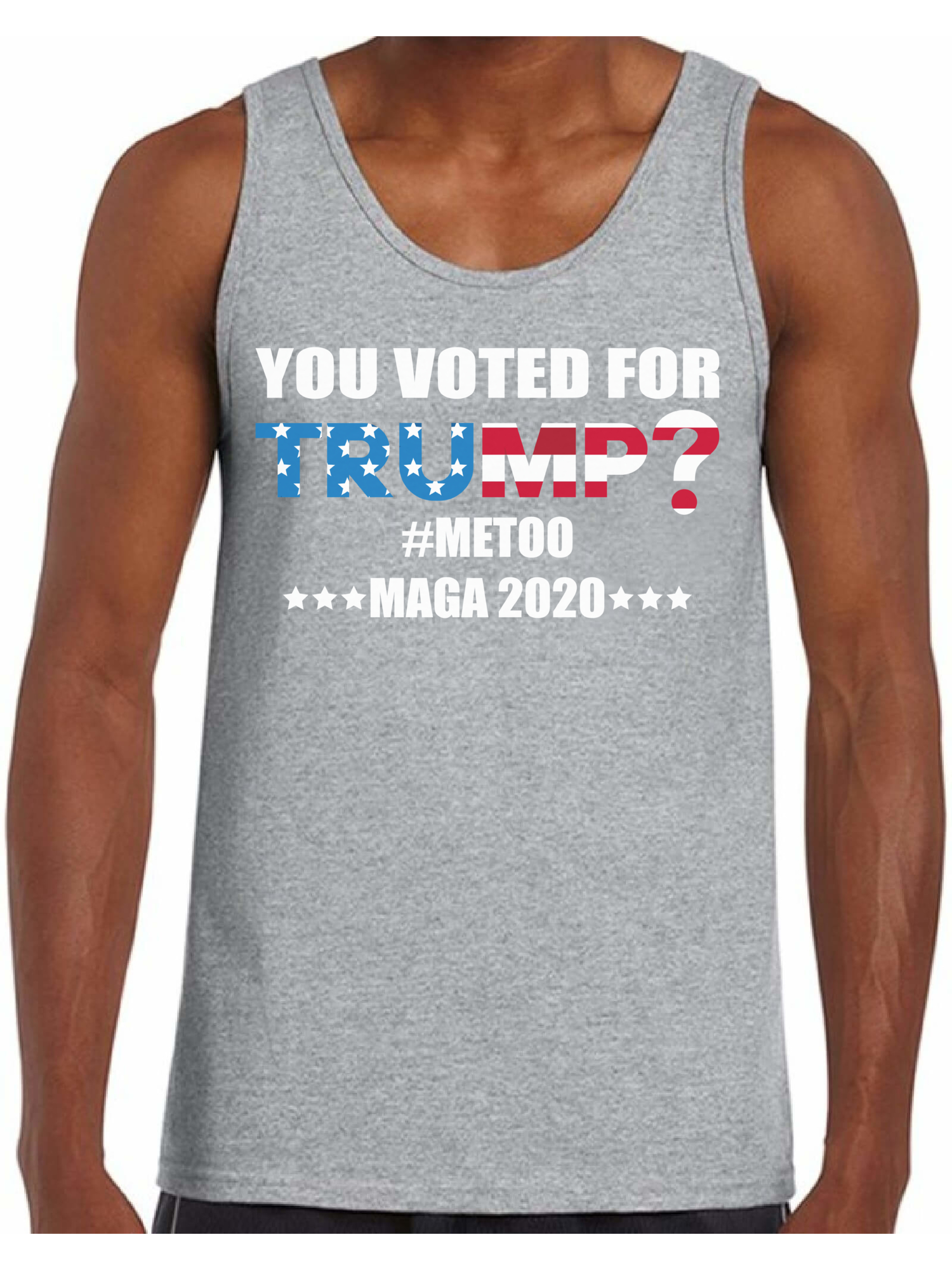 Awkward Styles Trump Sleeveless Shirt You Voted Me Too Tank Tops for ...