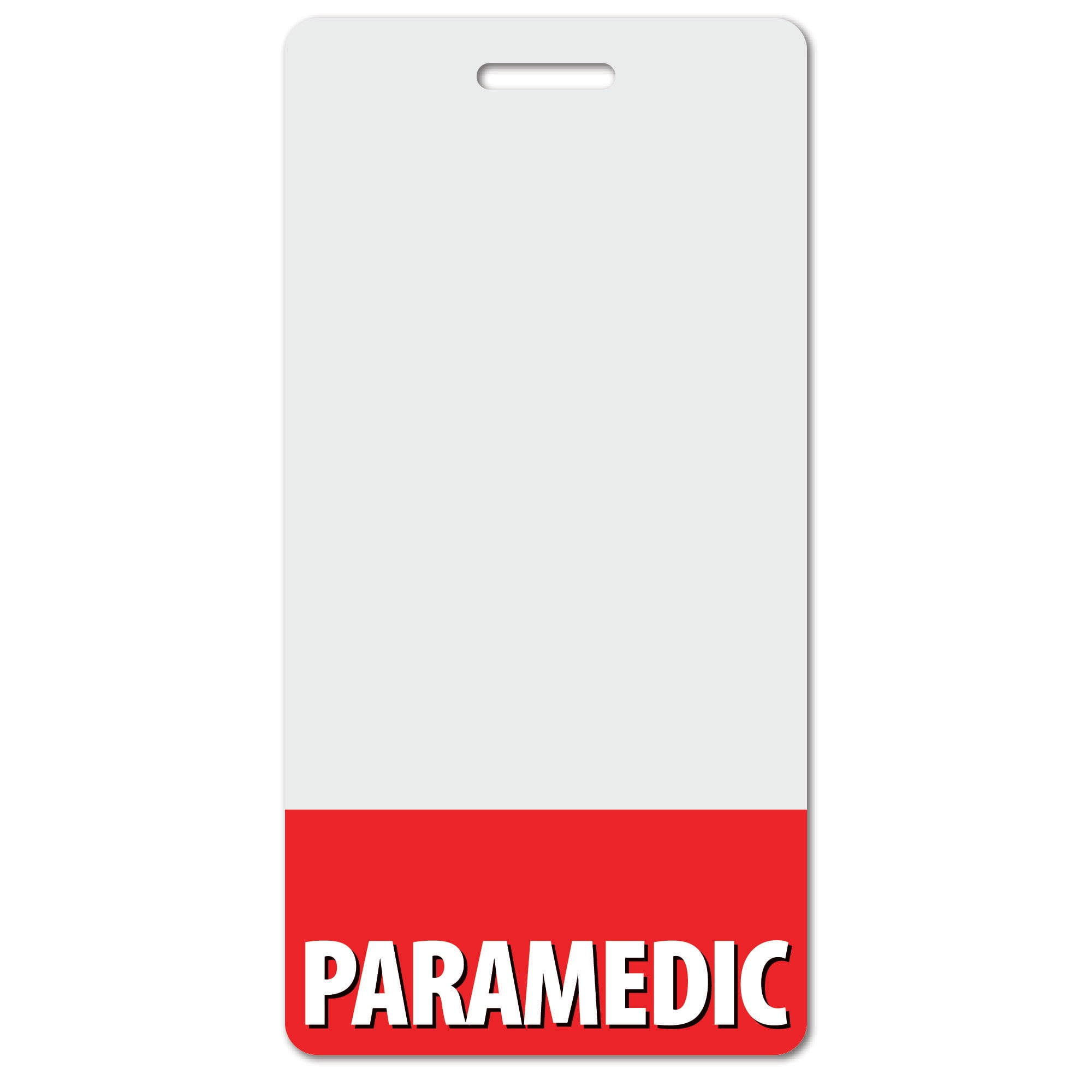 PARAMEDIC Heavy Duty Vertical Red (50 pack) - Spill & Tear Proof Cards ...