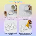DIY Unicorn Painting Kit - Arts & Craft Set with 6 Plaster Unicorn Mold ...