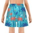 BZSMCE Swim Shorts Cartoon Palm Tree For Quick-Dry Shorts With Anti ...