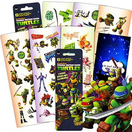 Nick Jr. Studios Teenage Mutant Ninja Turtles Stickers Party Favors ...