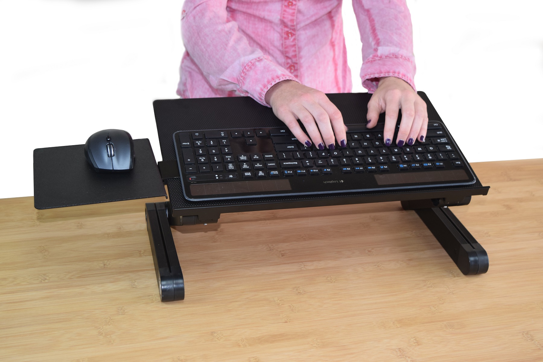 WorkEZ Keyboard And Mouse Tray Ergonomic Adjustable Height Angle WorkEZ Keyboard And Mouse Tray Ergonomic Adjustable Height Angle