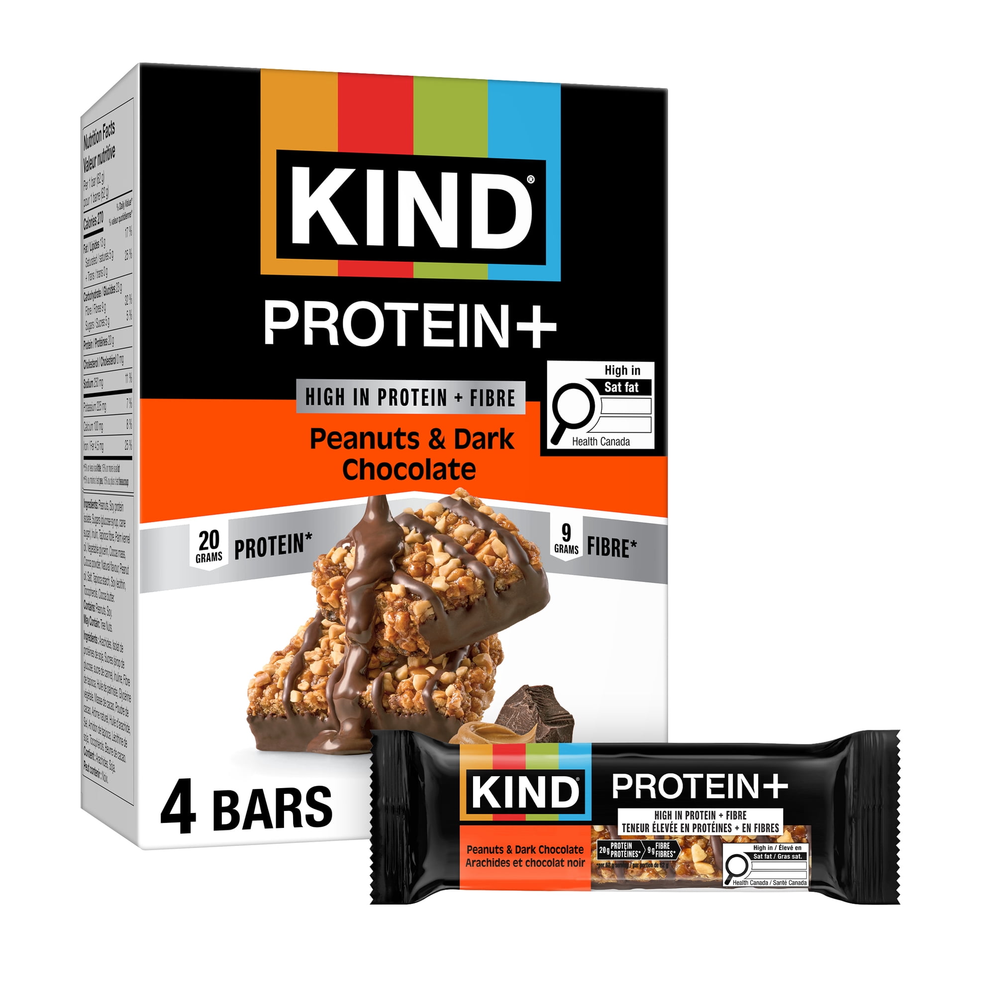 Click here for Kind Bar Kind Protein+ Peanuts & Dark Chocolate  6... prices