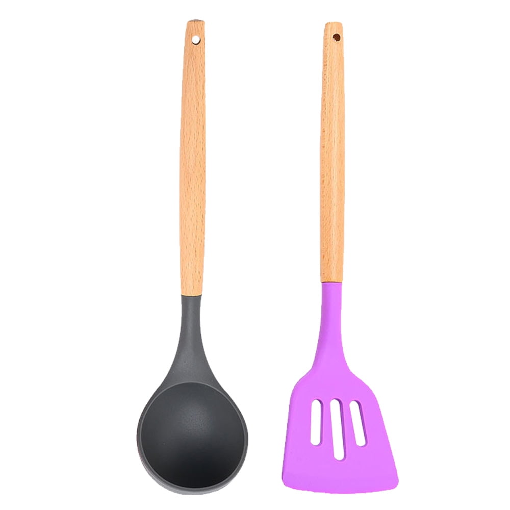 Silicone Cooking Utensils,2 Pc Kitchen Utensil Set, Easy to Clean ...