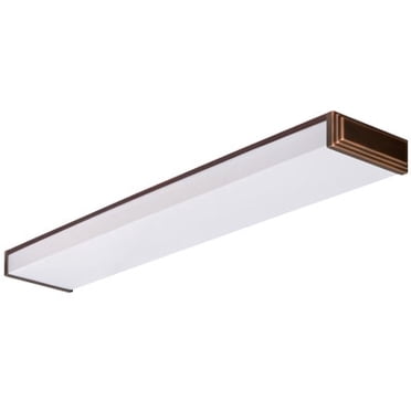 Columbia Lighting LED Wraparound Fixture,4 ft L,4477 lm LAW4-40LW-EDU ...
