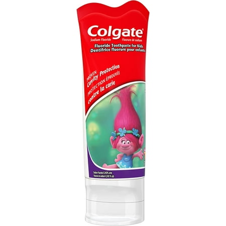 Colgate Kids Anticavity Fluoride Toothpaste, Assorted Characters, 75 ...