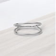 SS DESIGNS- Minimalist Two Wire Band Ring – Handmade 925 Stacking Ring ...