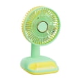 Minimalist USB Rechargeable Desktop Fan, Sleek Modern Design Personal ...