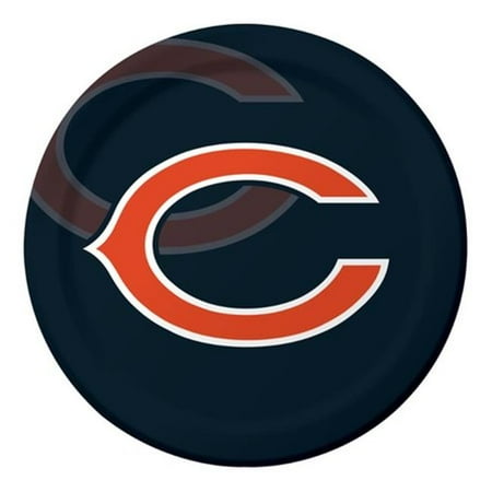 Creative Converting 429506 Chicago Bears 9 in. Dinner Plates - Case of ...