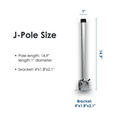 Five Star Newest Adjustable TV Antenna Mount Kit - High-Quality ...
