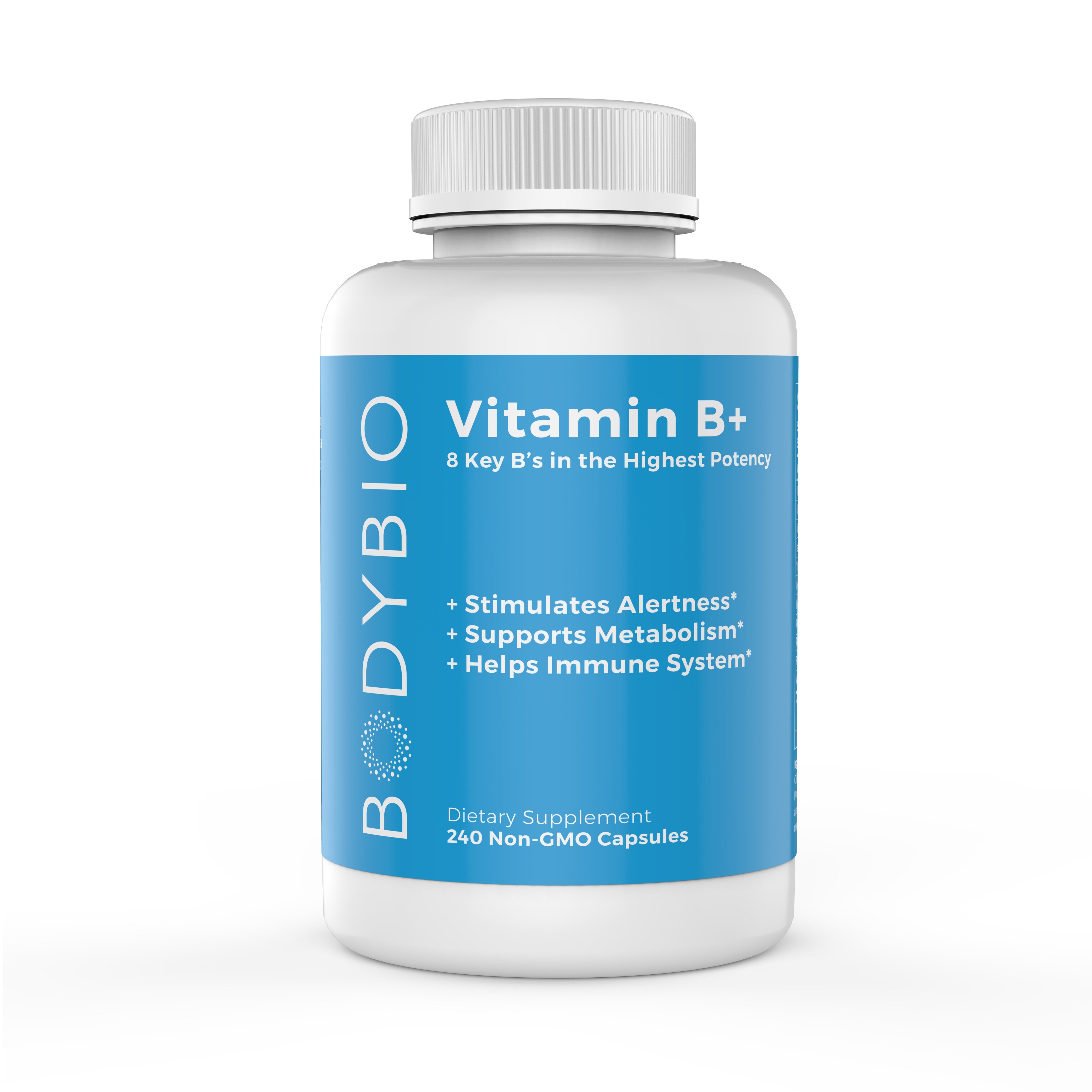bodybio - b vitamins hi potency, 240 capsules - Walmart.com