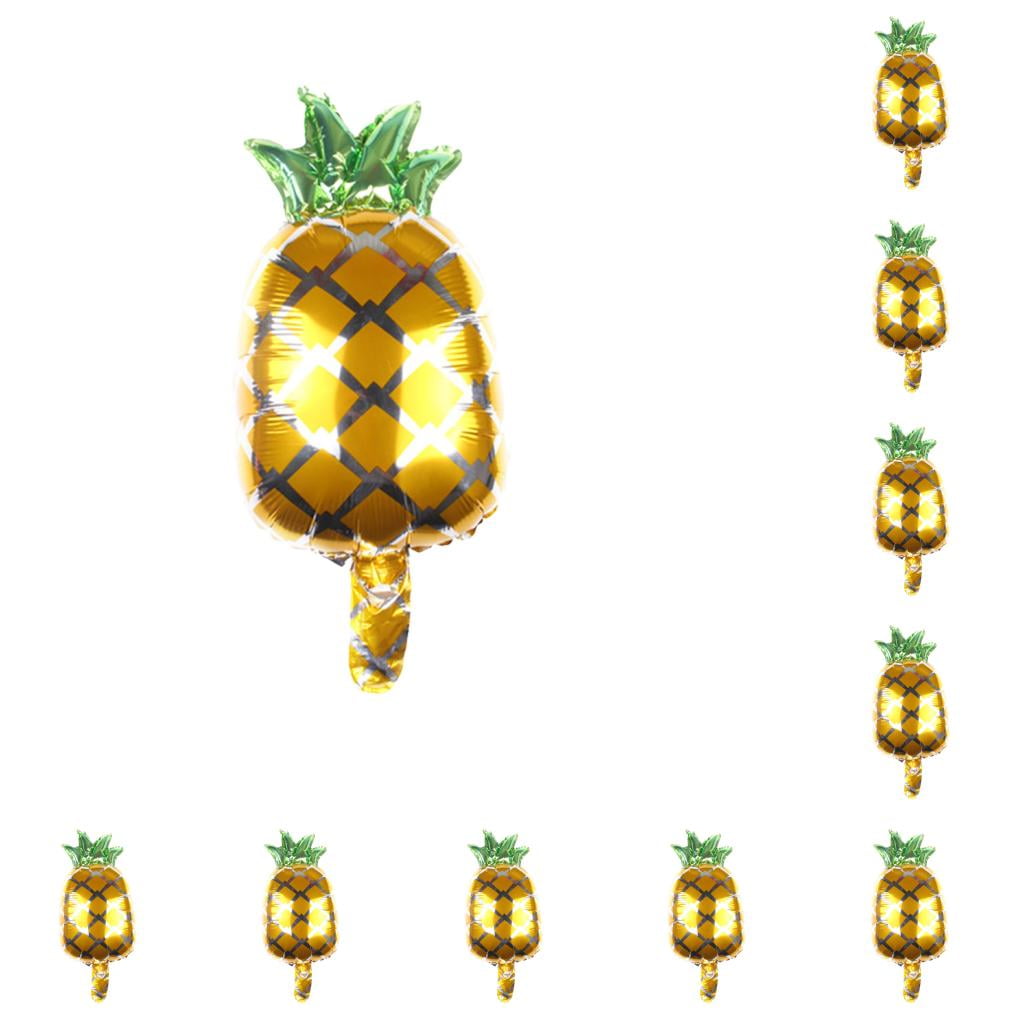 Yuarrent Globo de fiesta Papel de aluminio Forma de fruta Confeti ...