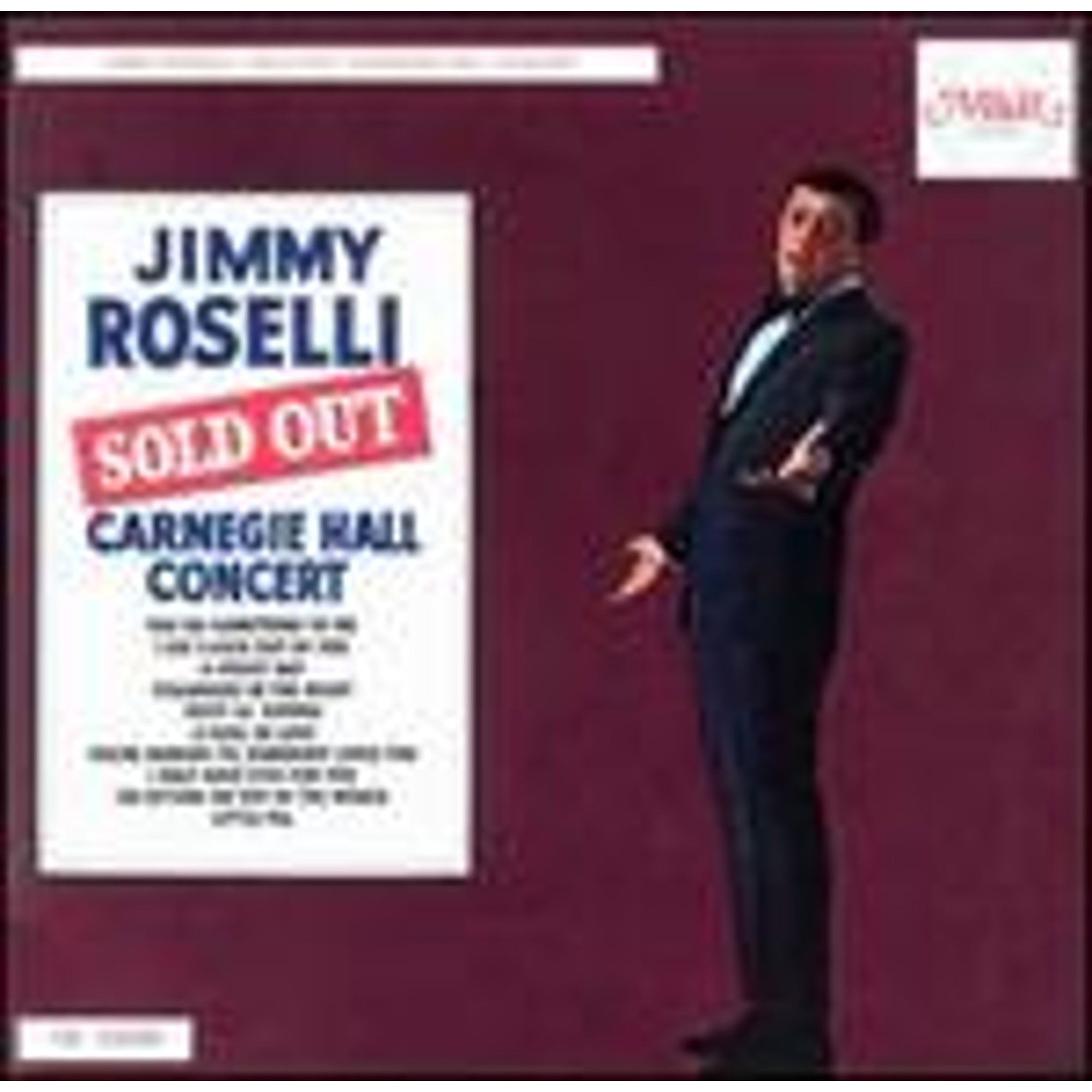 Pre-Owned Jimmy Roselli - Sold Out-Carnegie Hall - Opera / Vocal - CD ...
