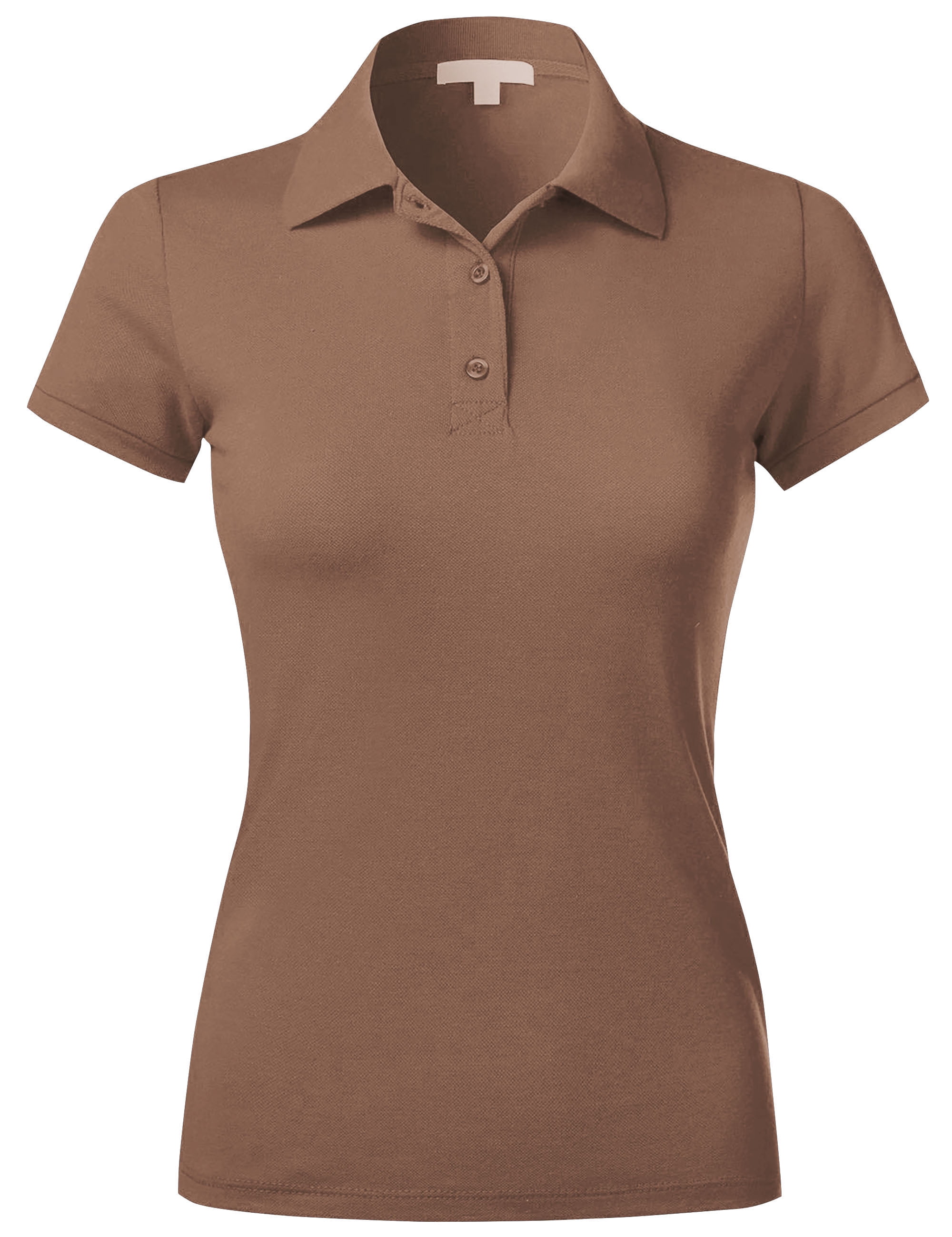 Ma Croix Womens Pique Polo Shirts Dry Comfort Slim Fit Casual Short ...