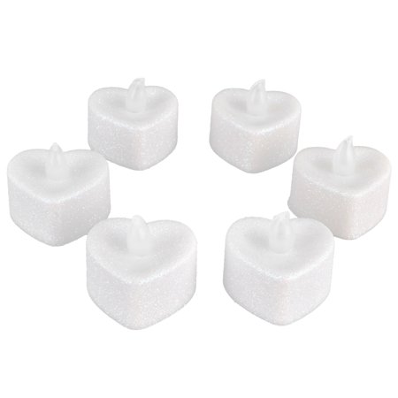 Heart LED Light, Love Shape Candle Light Flameless Candle Light Quick ...