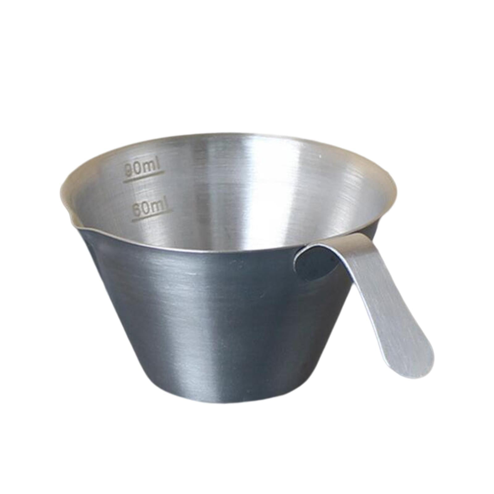 Stainless Steel Espresso Measuring Tea Cup Measuring Cup Bar Drink Mug ...
