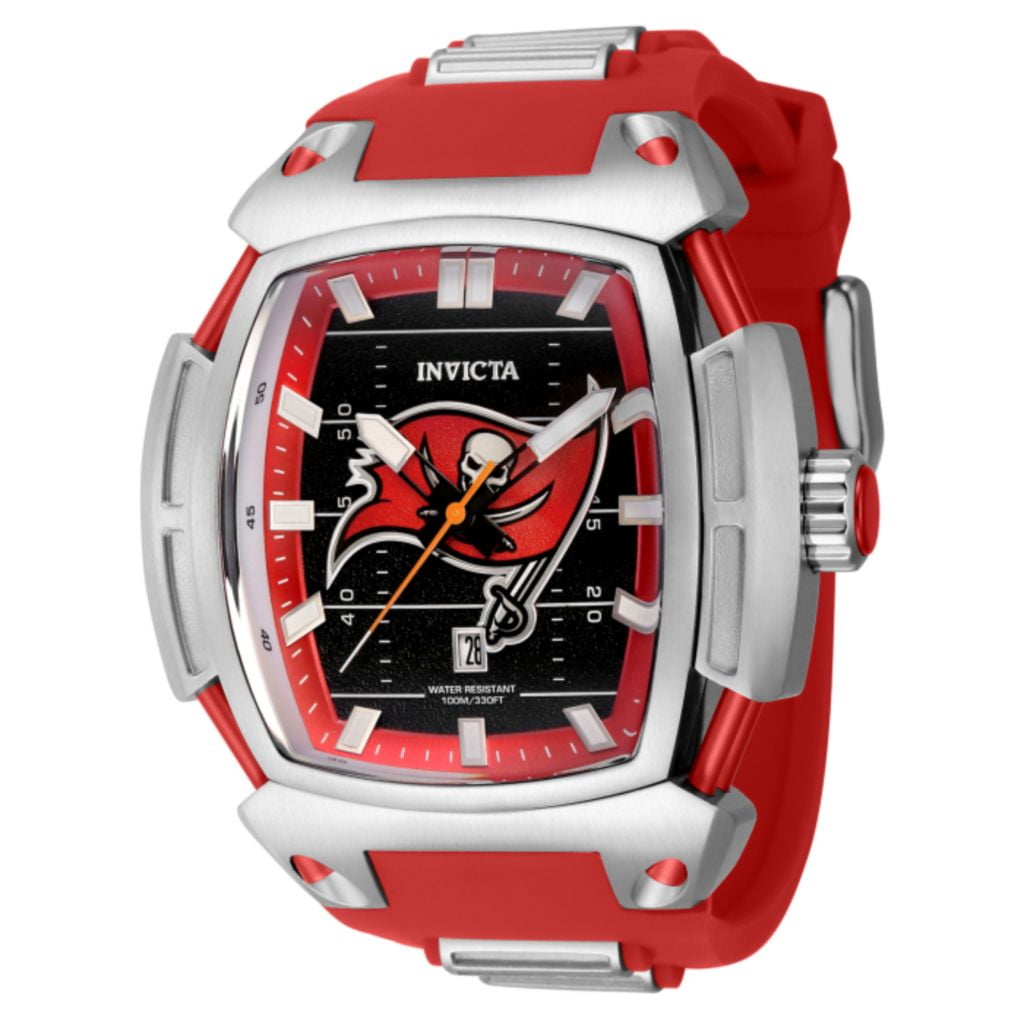 Invicta NFL S1 Diablo 53mm Quartz Silicone Strap Watch - Walmart.com