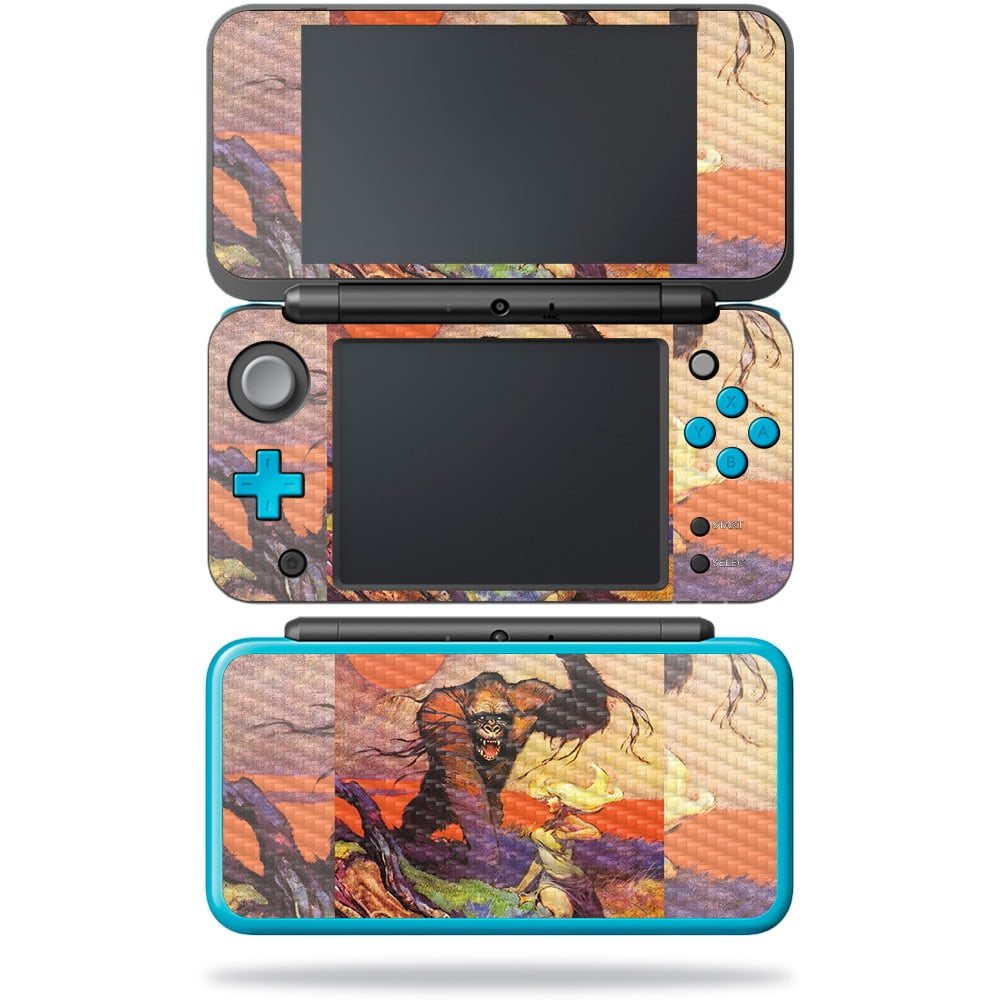 Carbon Fiber Skin Compatible With Nintendo New 2DS XL Sticker Design ...