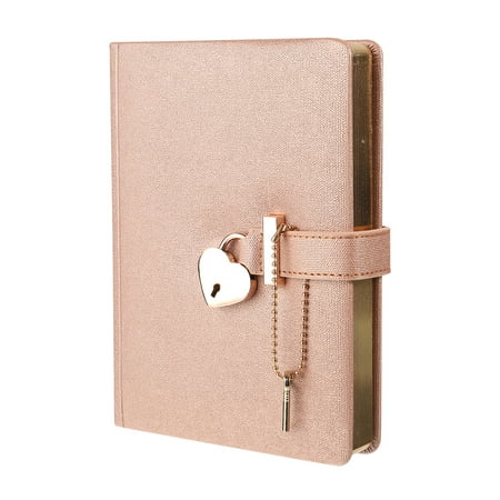 Unique Bargains B6 Diary with Lock and Key, 1pcs Journal with Lock Cute ...