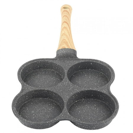 Peahefy Pancake Pan,4 Hole Omelet Pan Non Stick Frying Pans Breakfast ...