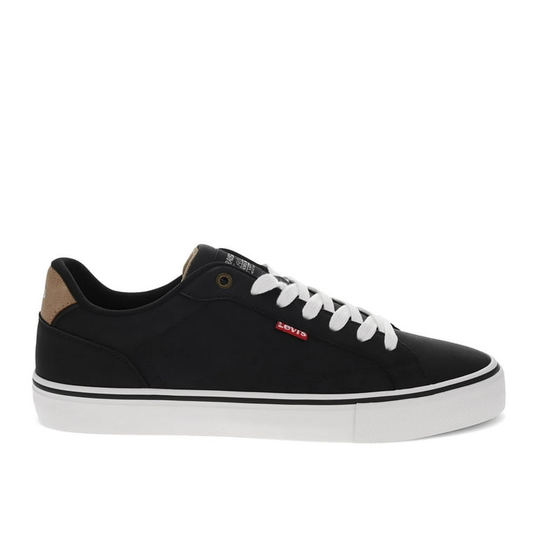 Levi s Mens Vince Synthetic Leather Casual Lace Up Sneaker Shoe Walmart