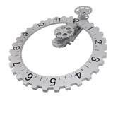 3D Rotating Gear Clock, Large Wall Art For Home Office, Mechanical Hour ...