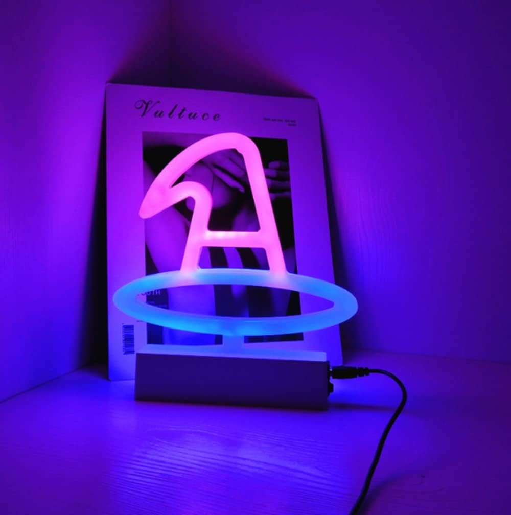 LINLIN Neon Night Light, LED Neon Signs Night Light Neon Lights Neon ...